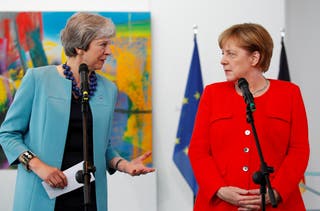 Brexit: Angela Merkel warns Theresa May of Brexit time pressures | The ...