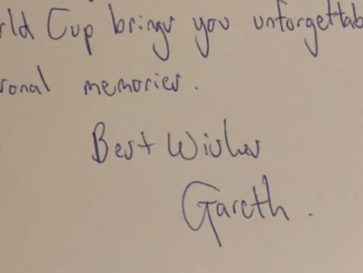 World Cup 2018: The handwritten letter Gareth Southgate's gave to all ...