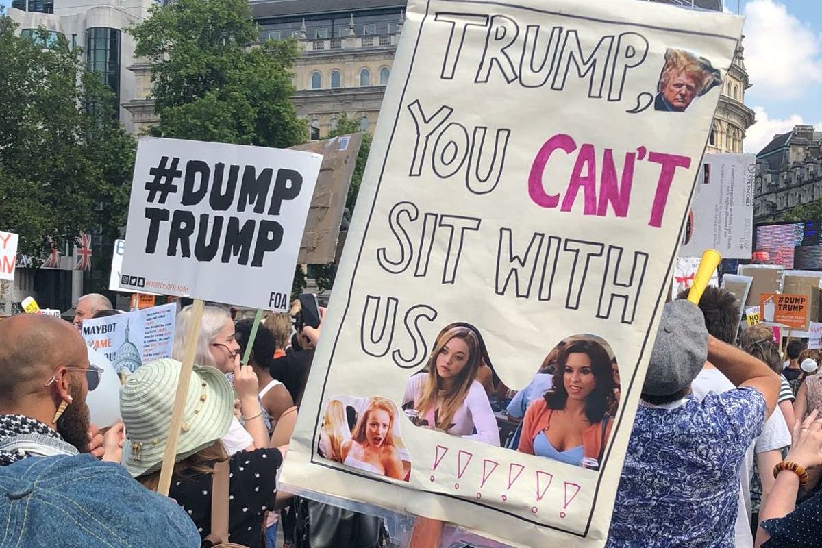 The best and most creative anti-Trump placards from the London protests ...