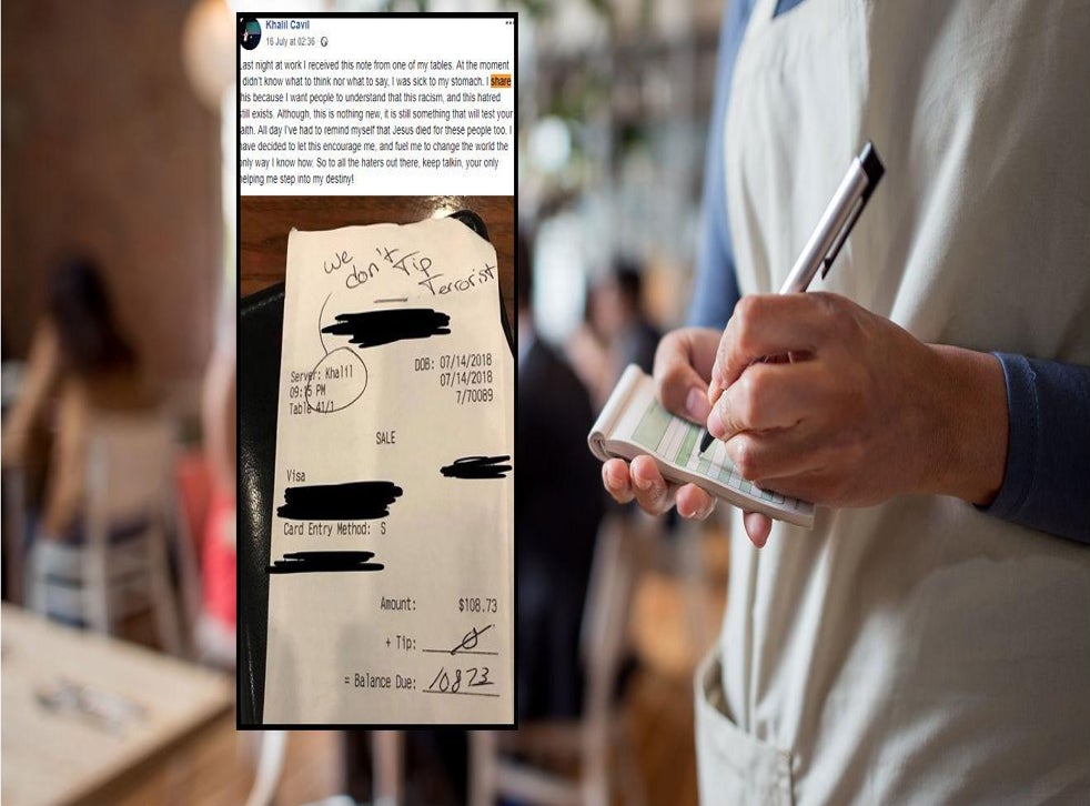 Racist customer banned from steakhouse after waiter's post goes viral ...