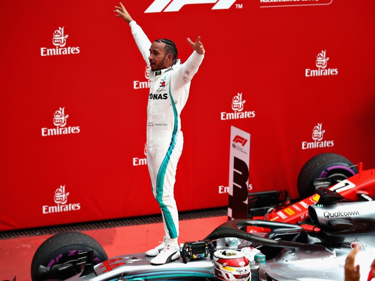 German Grand Prix: Lewis Hamilton wins at Hockenheim as Sebastian ...