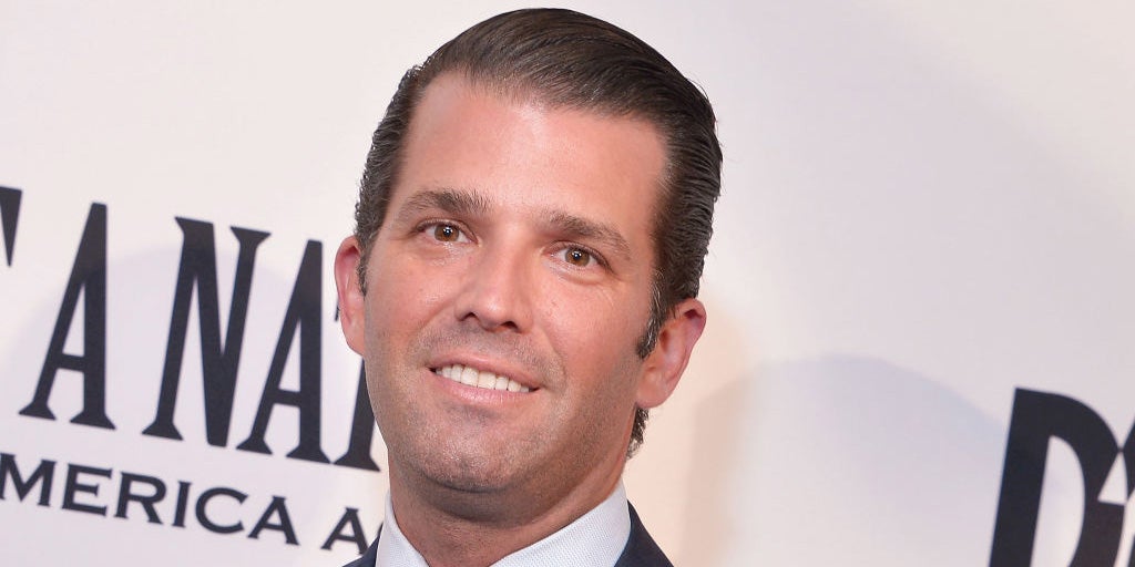 Donald Trump Jr posted a fake graphic of his father's approval rating ...
