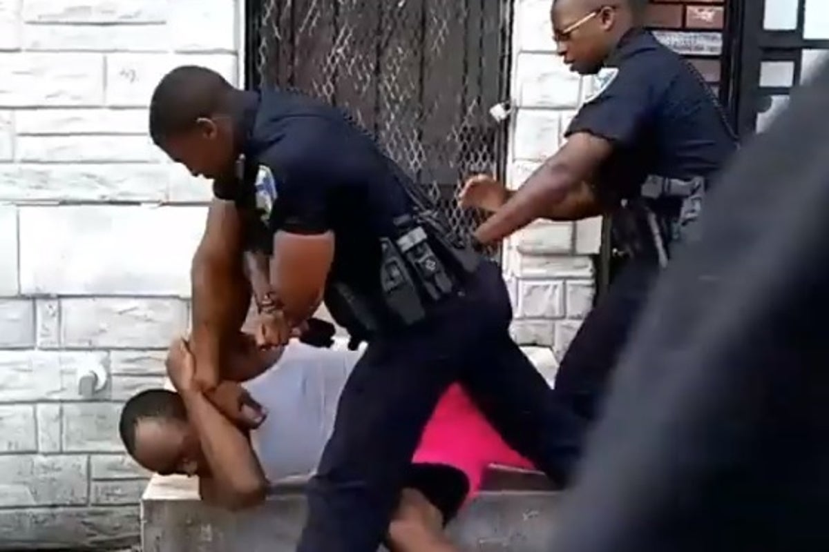 Baltimore Police Officer Caught On Camera Punching Civilian On Sidewalk
