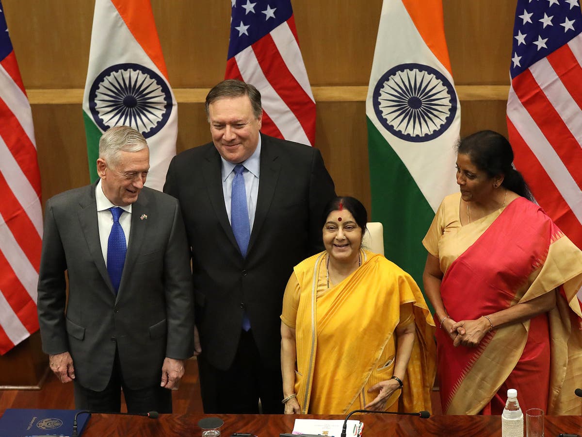 US and India sign 'breakthrough' military agreement despite differences ...
