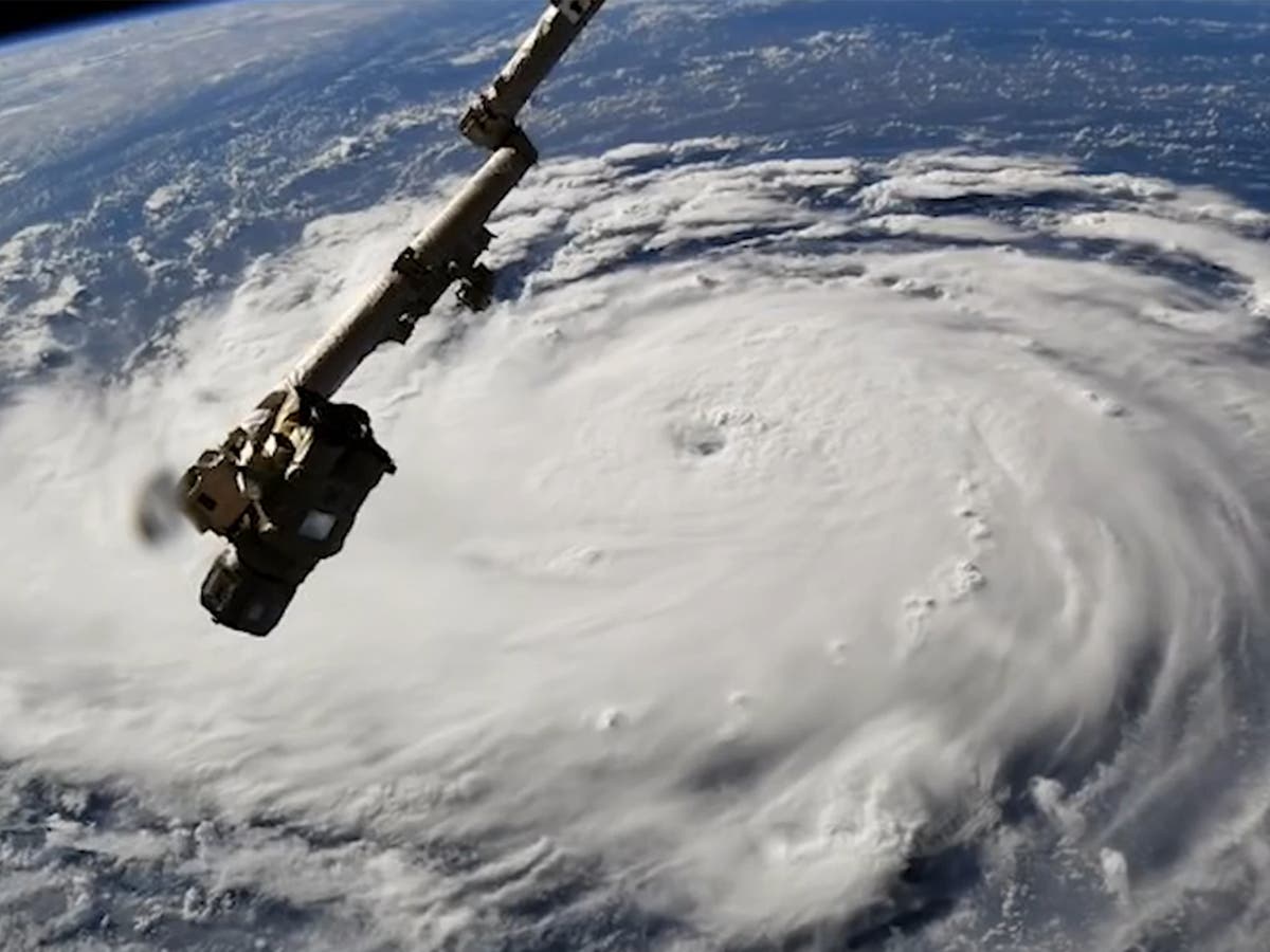 Hurricane Florence: International Space Station captures video of ...