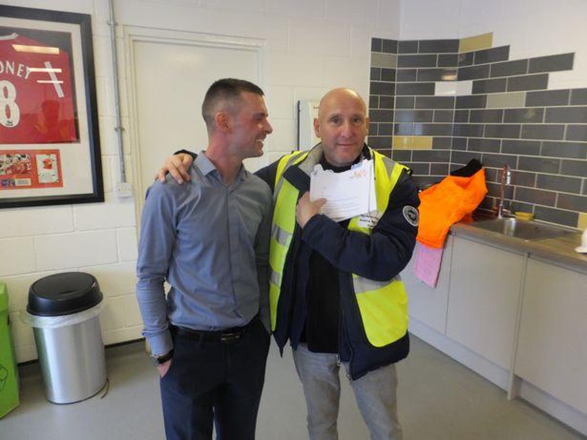 Homeless man who lives in woods given a new job and fresh start in ...