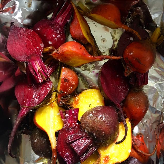 How to make beetroot with crispy basil and mustard seed oil | The ...