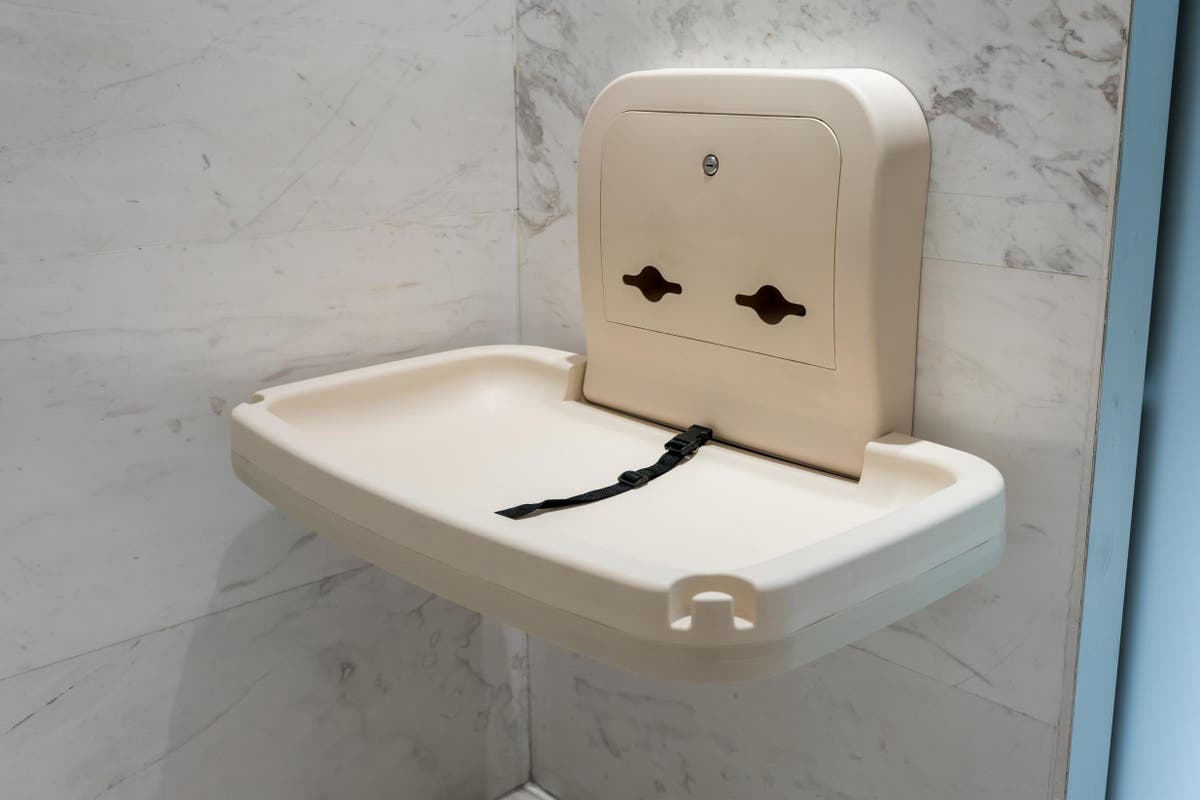 Mother warns 'black marks' on public changing tables may be from drugs ...