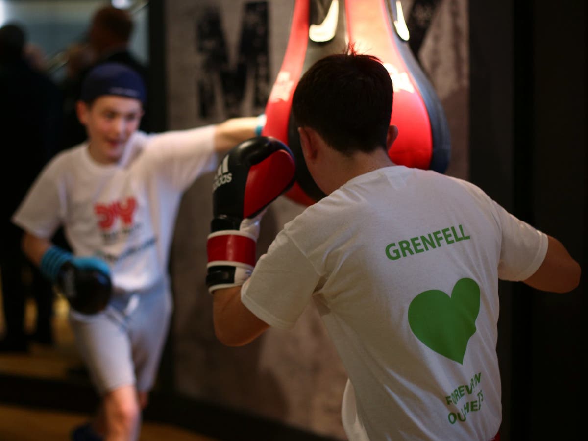 How boxing is helping the Grenfell community fight back | The ...