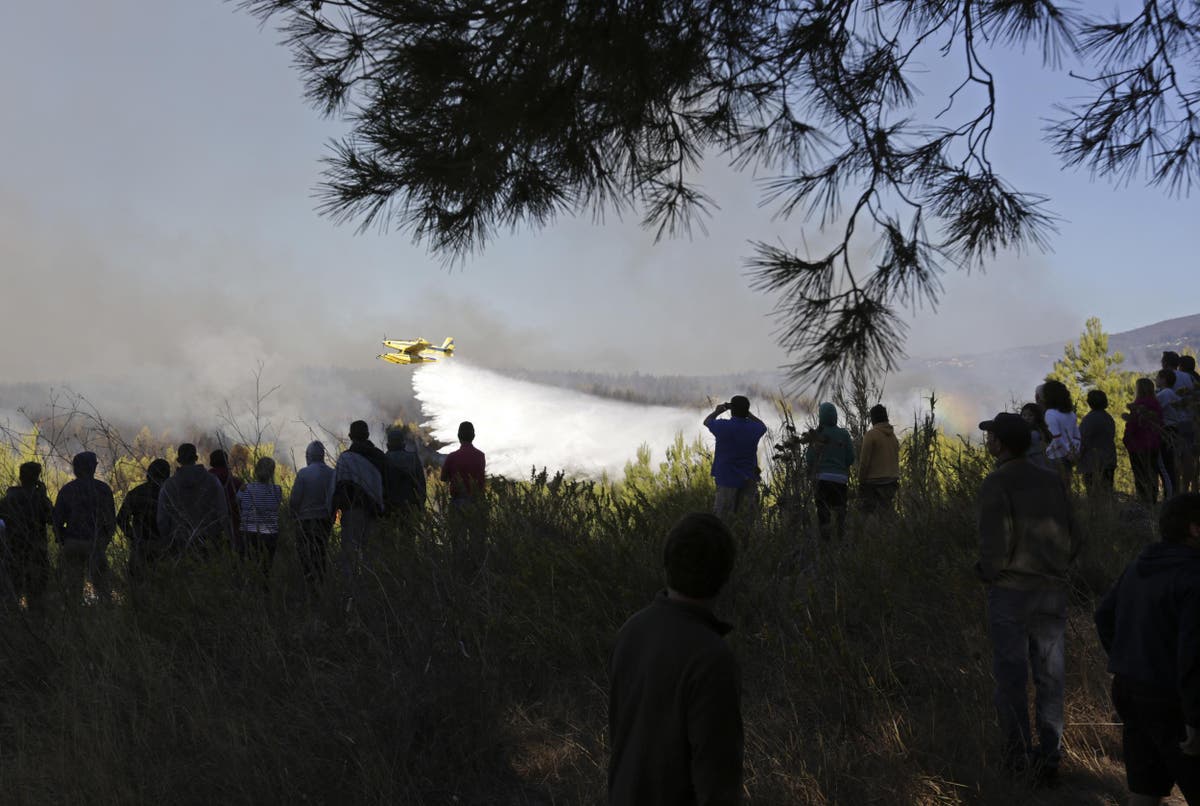 Portugal wildfire latest: Hundreds of firefighters battle blaze outside ...