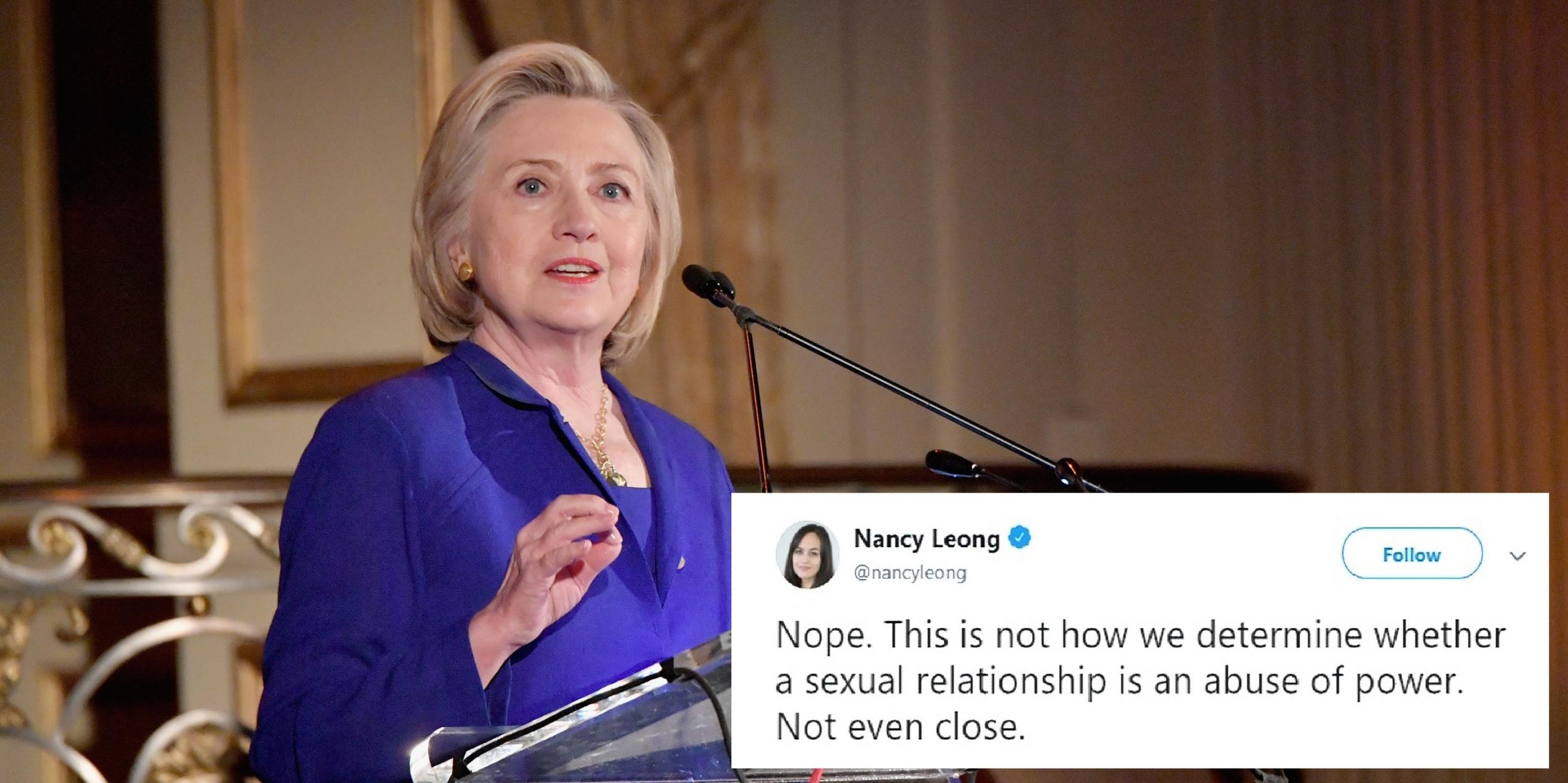 Hillary Clinton said Bill’s affair with intern was 'absolutely not' an ...