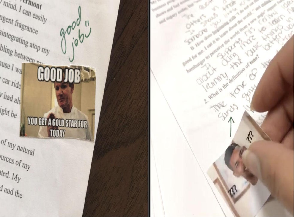 Teacher grades students using meme stickers and it is awesome | indy100 ...