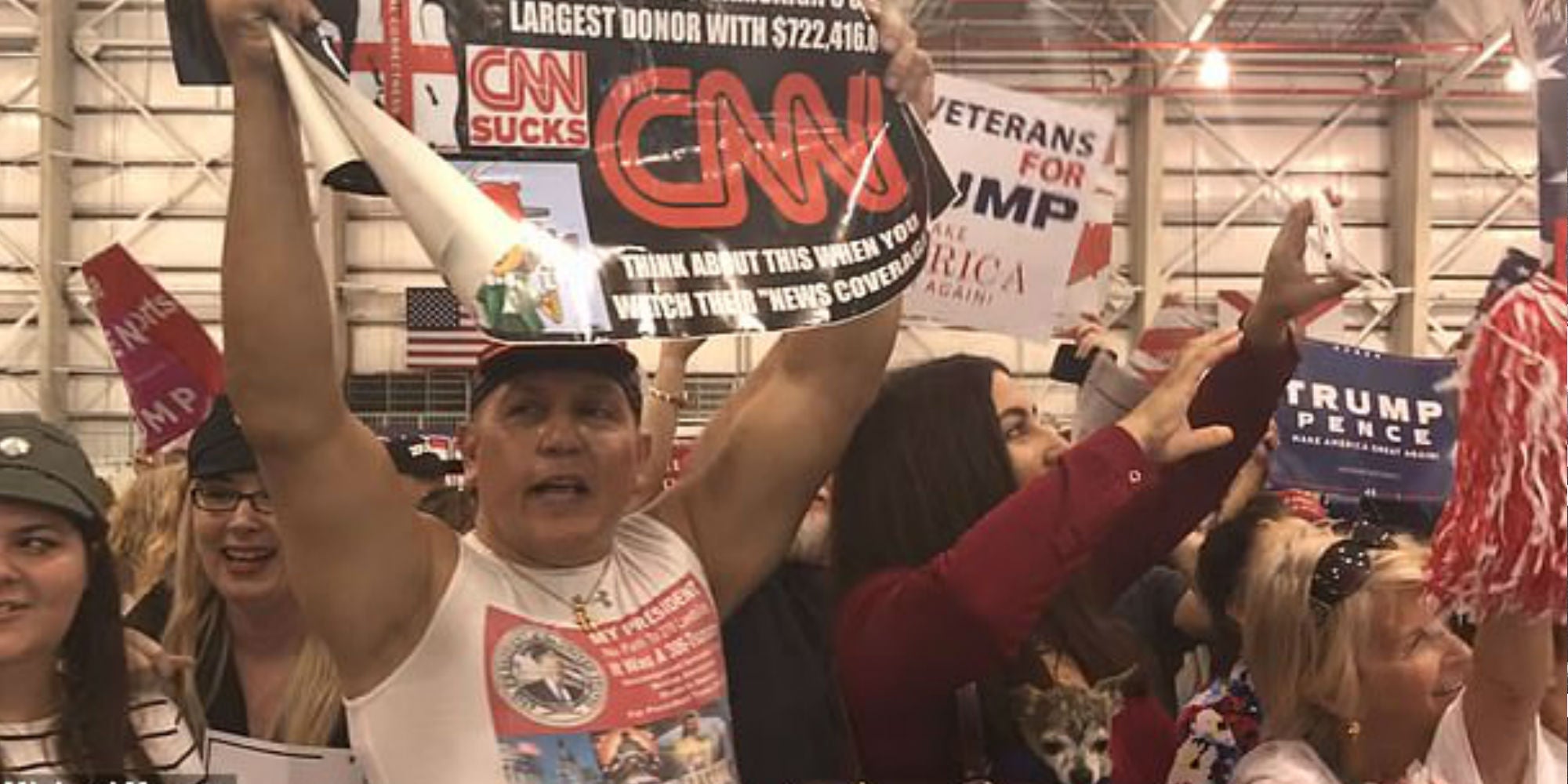 Cesar Sayoc: MAGA bomb plot suspect seen at Trump rally in Michael ...