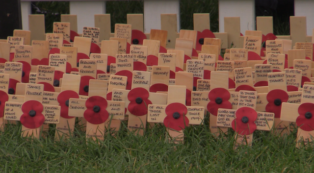 Remembrance Day: Towns across the country decorate their streets with ...
