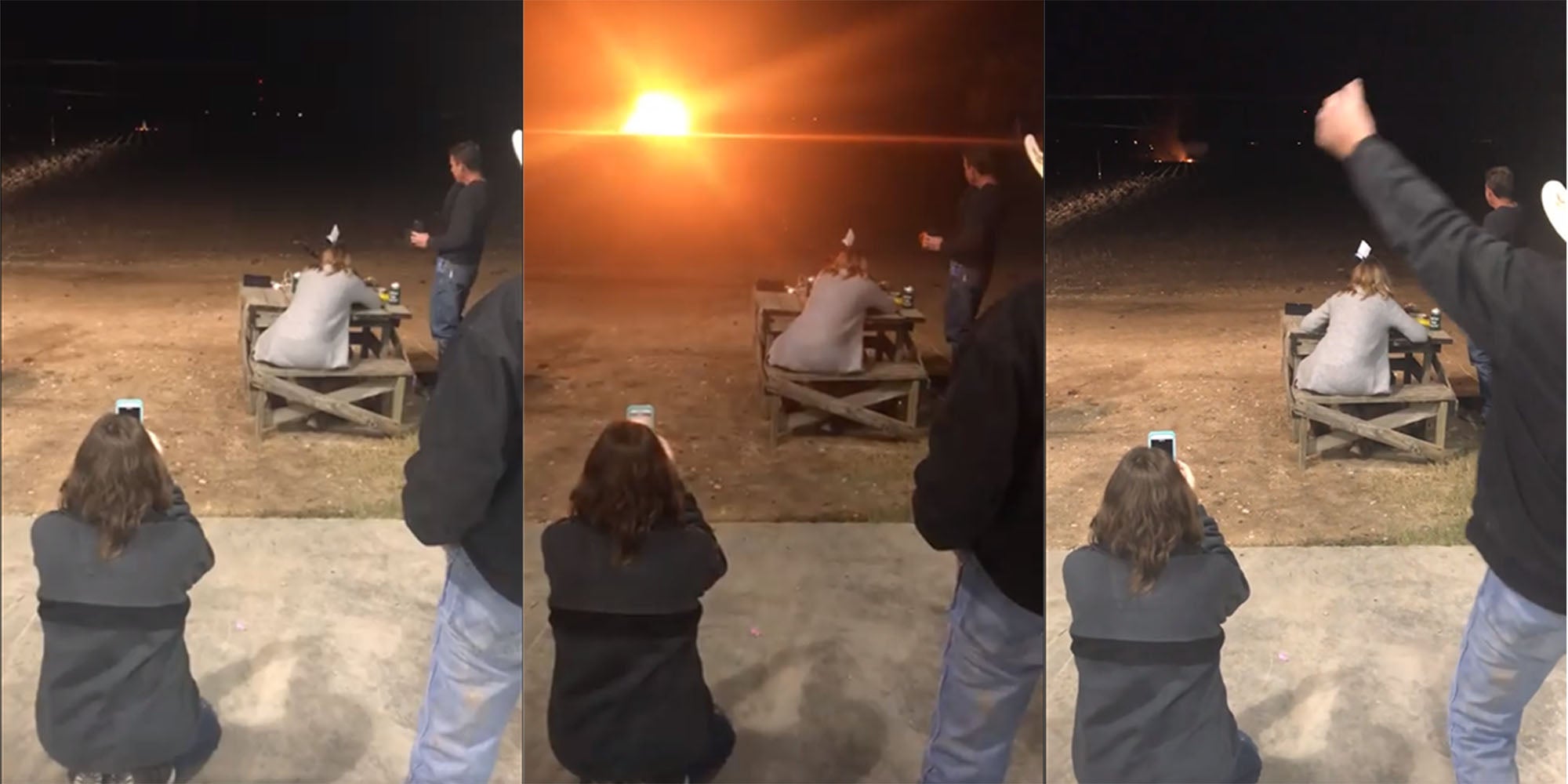 Woman sends marriage into flames after blowing up her wedding dress at ...