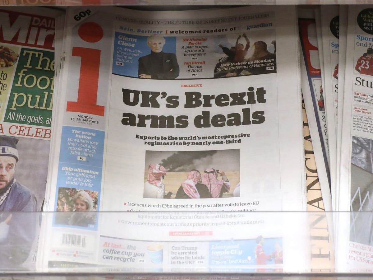 Daily Mail owner buys i newspaper for £49.6m | The Independent | The ...