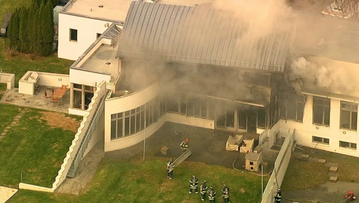 New Jersey fire: Four dead in shooting and 'suspicious' mansion blaze ...