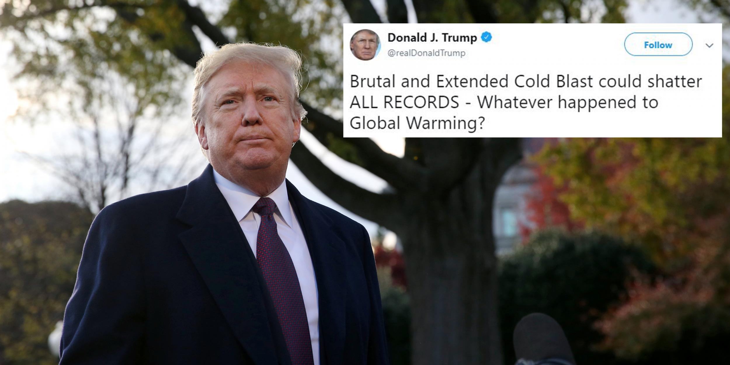 Trump branded a 'clown' following latest global warming tweet | indy100 ...