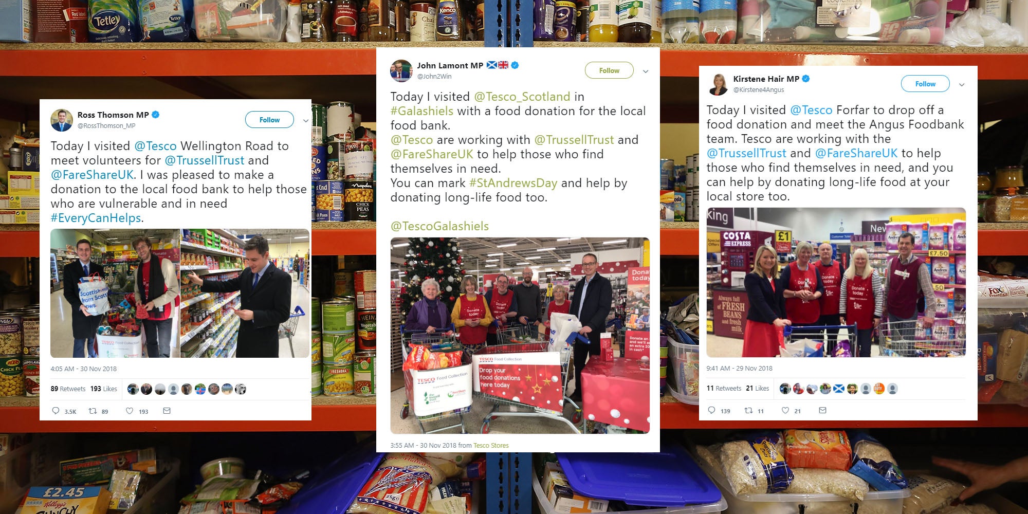Tory MPs have been taking pictures of themselves at foodbanks – and ...