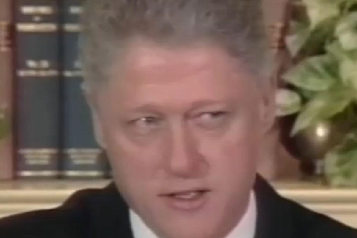 Bill Clinton: The infamous moment US president denied affair with White ...