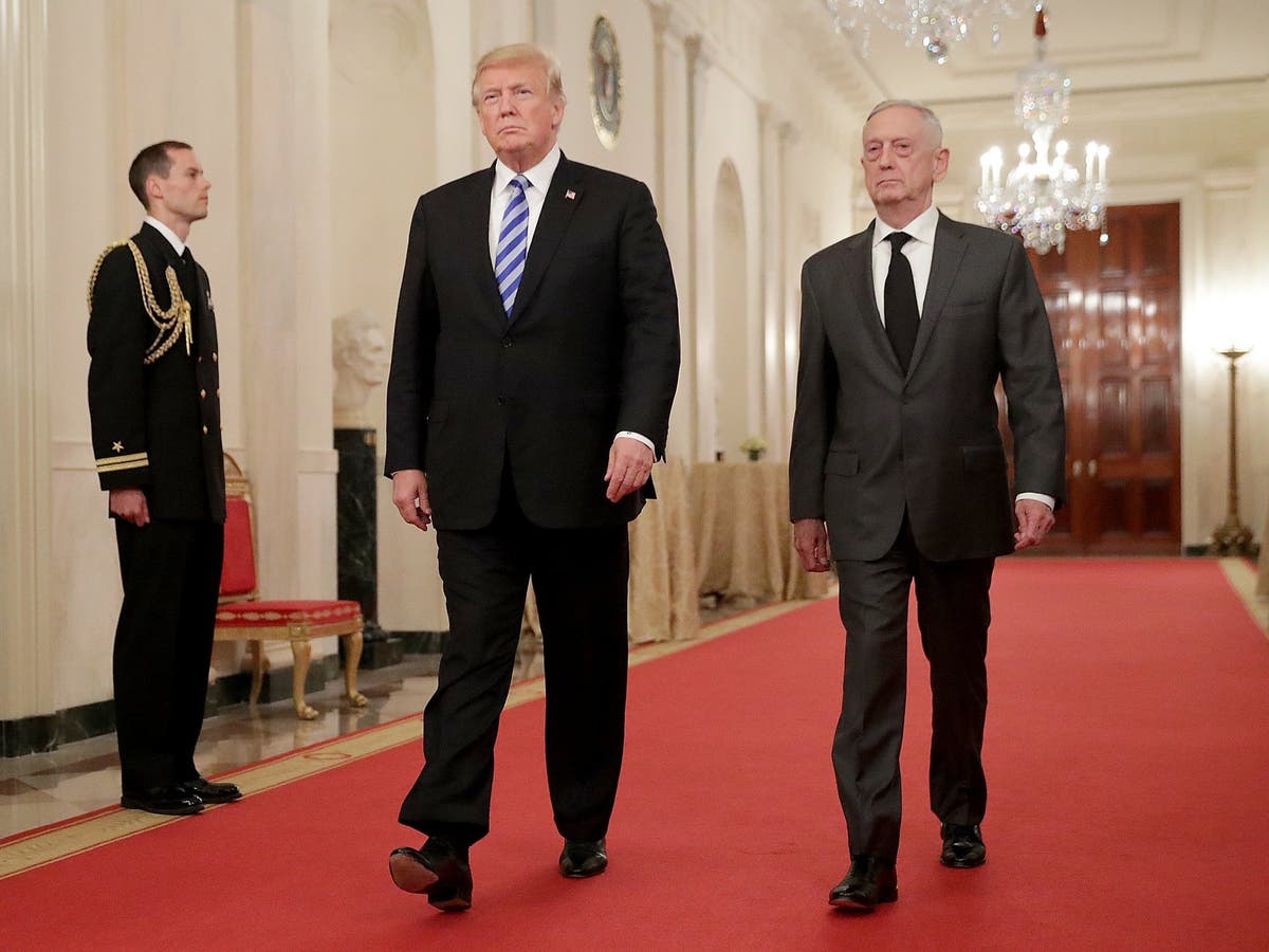 Trump forces defence secretary Mattis out two months early as he ...