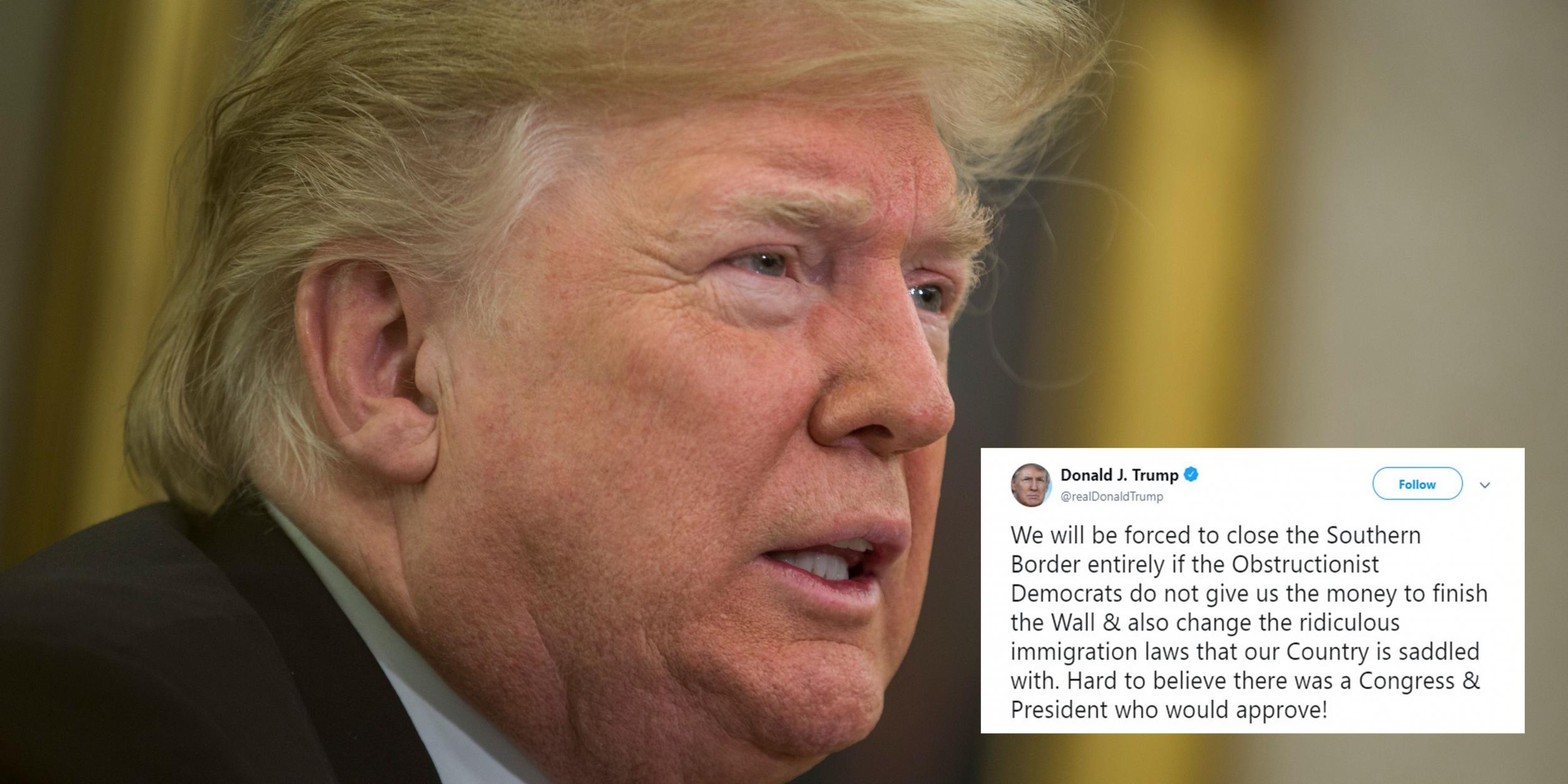 Trump’s ‘close the border’ threat sounds like an ‘angry eighth-grader ...