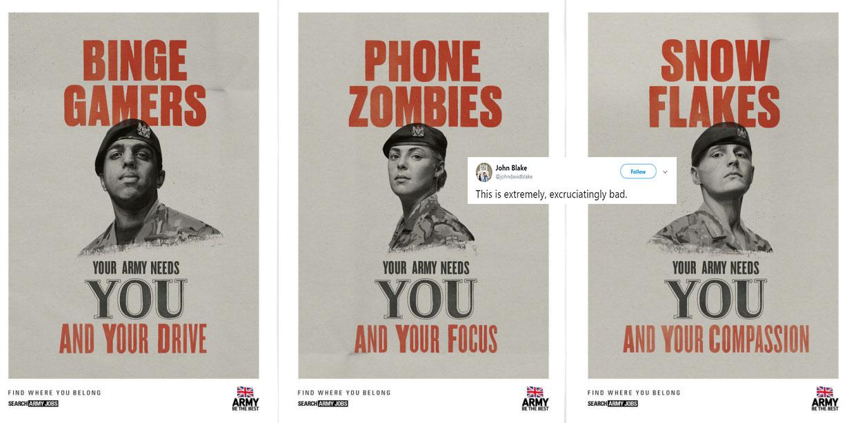 British army’s campaign to attract ‘snowflake millennials’ is going ...