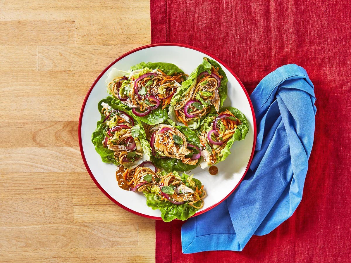 How to make satay chicken lettuce wraps | The Independent | The Independent