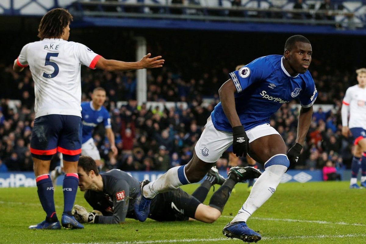 Everton vs Bournemouth: Goals from Kurt Zouma and Dominic Calvert-Lewin ...
