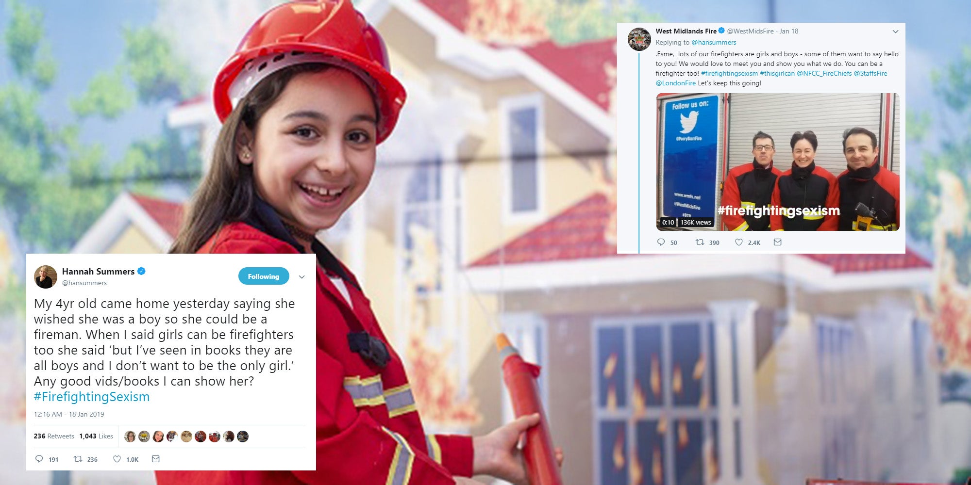 Firefighters have the best response to a girl worried she couldn’t join ...