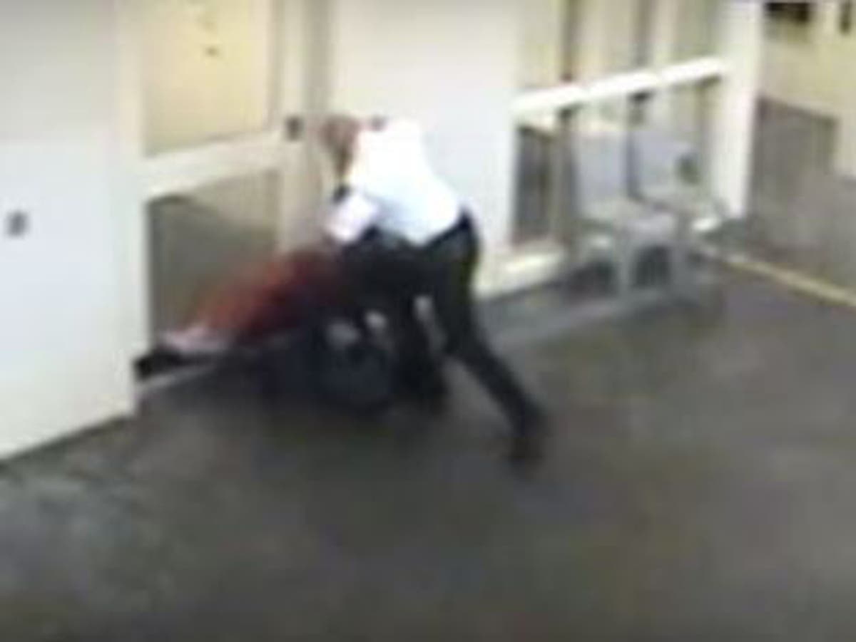 Prison officer who put wheelchair-bound man in headlock fired | The ...