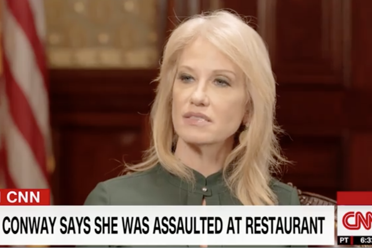 Kellyanne Conway Says She Was Assaulted By Woman Filled With ‘terror