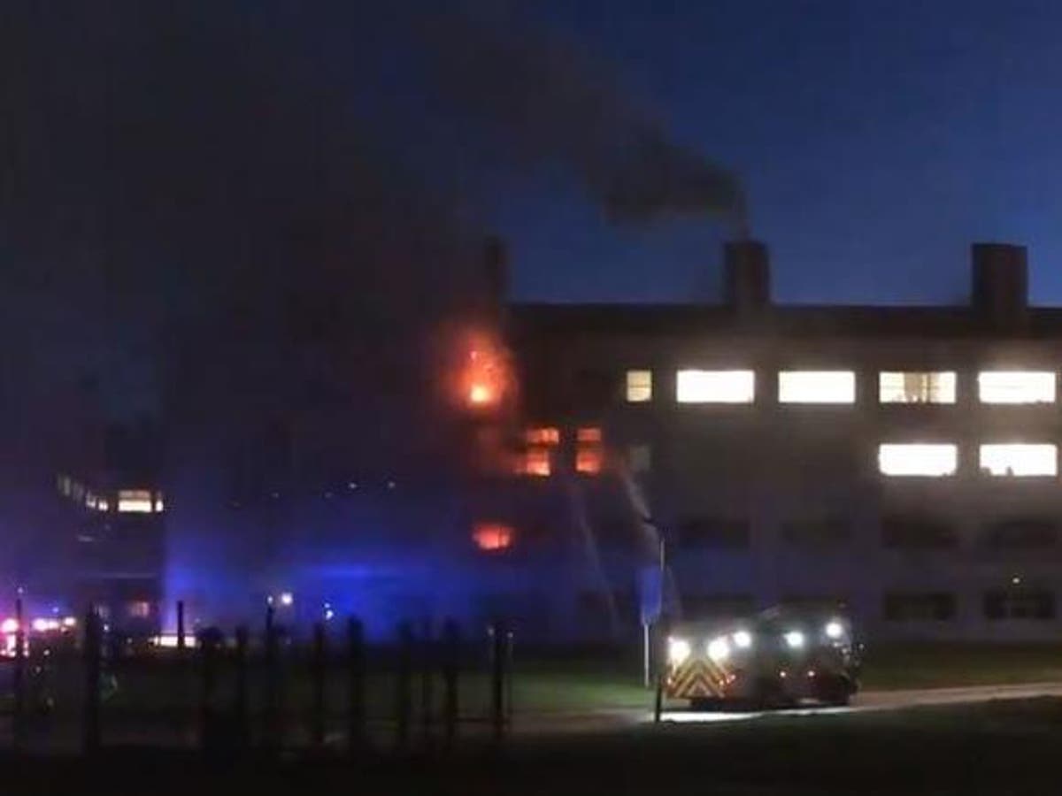 St Andrews University fire: blaze involving ‘suspected hazardous ...