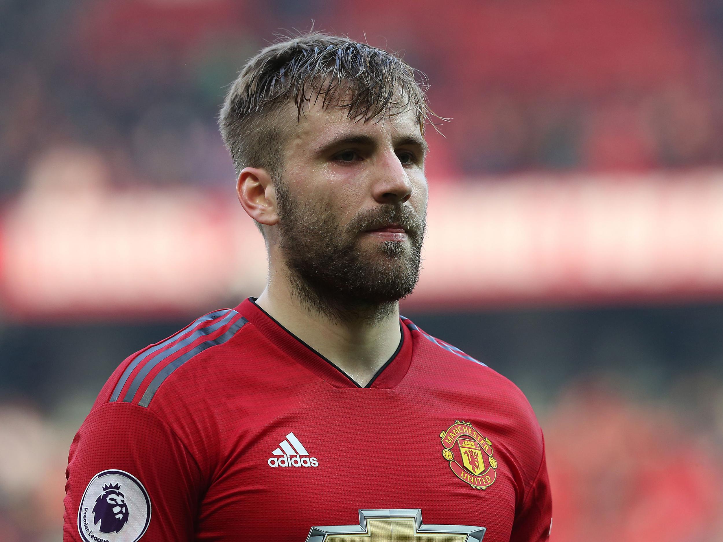 Luke Shaw Luke Shaw Watching Rivals Play In European Finals Last 