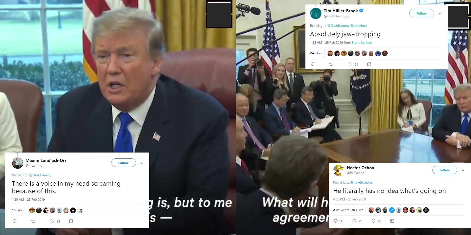 Trump clashes with his own trade chief in the most cringe-worthy video ...