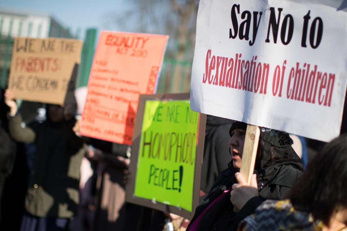 LGBT+ lessons: 'Increasingly unpleasant' protests force primary school ...