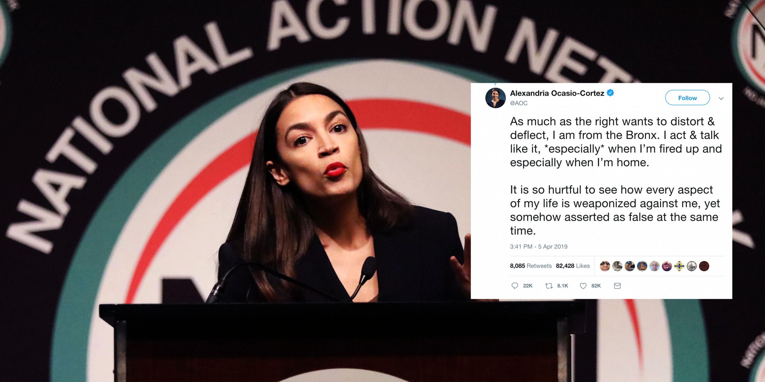 AOC denies she used fake accent in speech at National Action Network ...