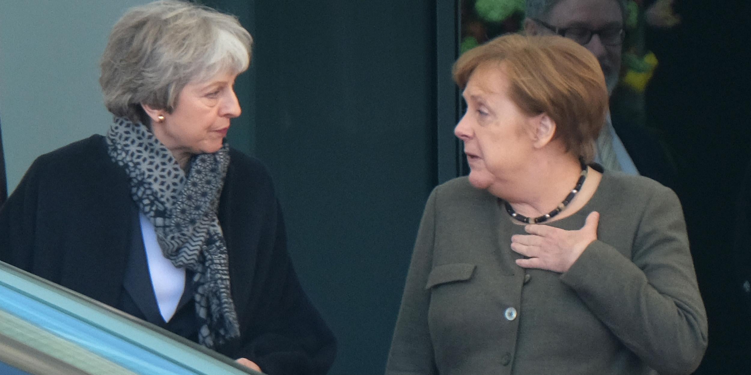 Theresa May And Angela Merkels Urgent Brexit Meeting Got Off To An
