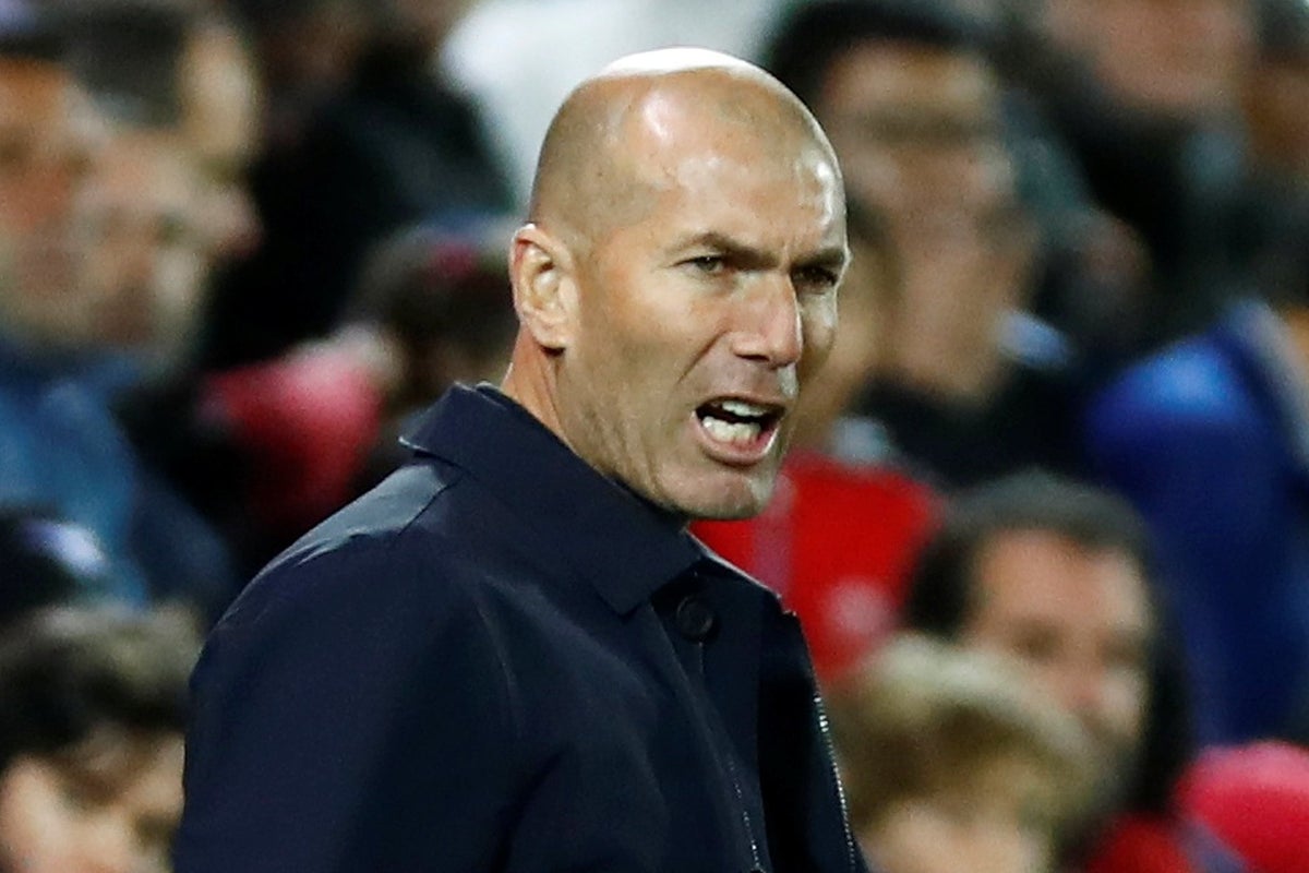 Zinedine Zidane tears into Real Madrid players to do better after 1-1 ...