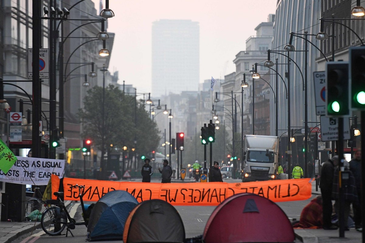 Climate change protest: More than 200 arrested in London as ...