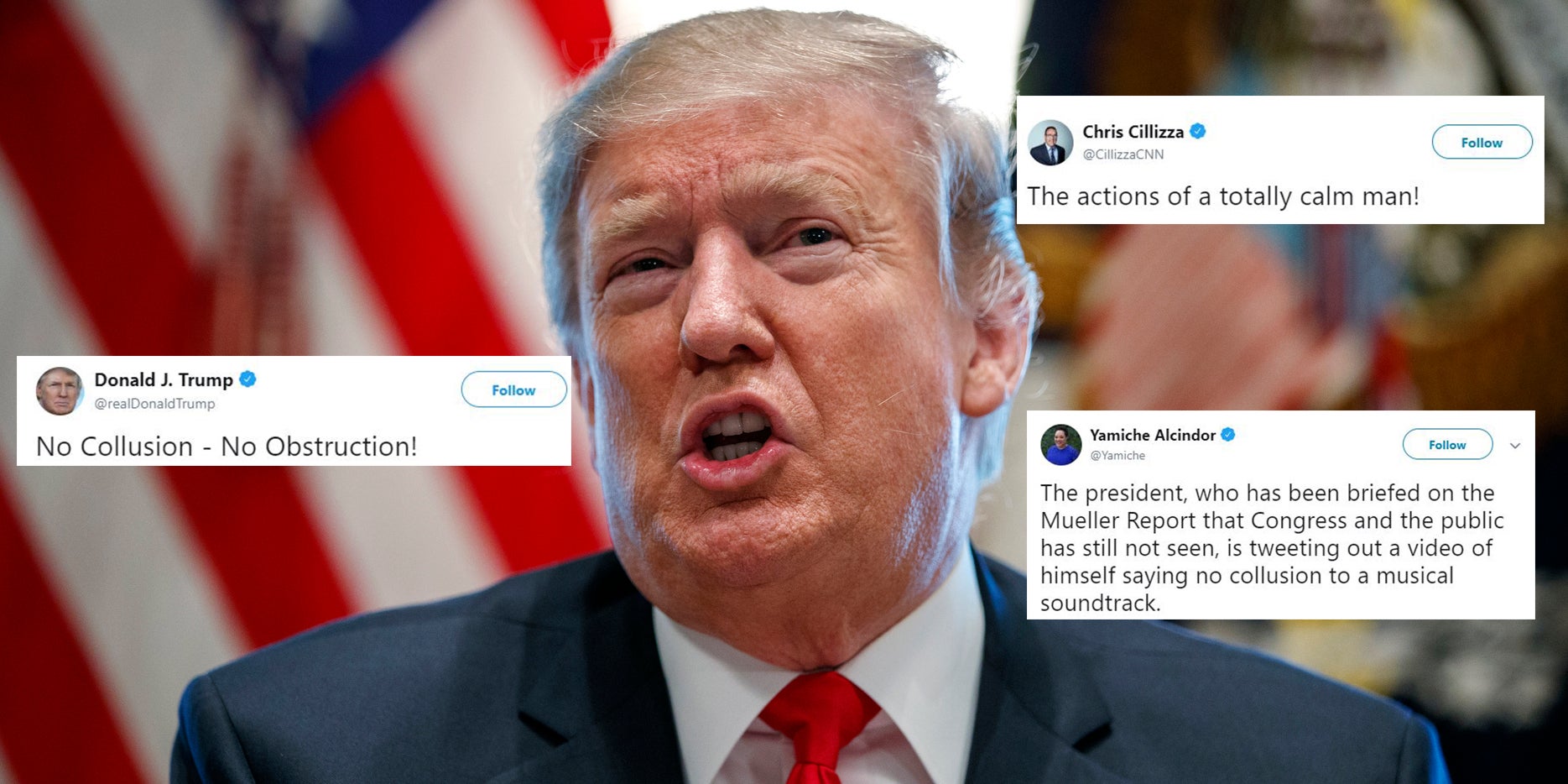 Mueller Report: Donald Trump shares video featuring the many times he ...