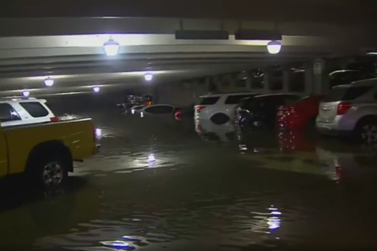 US weather: Dozens of cars under water at Dallas airport after flash ...