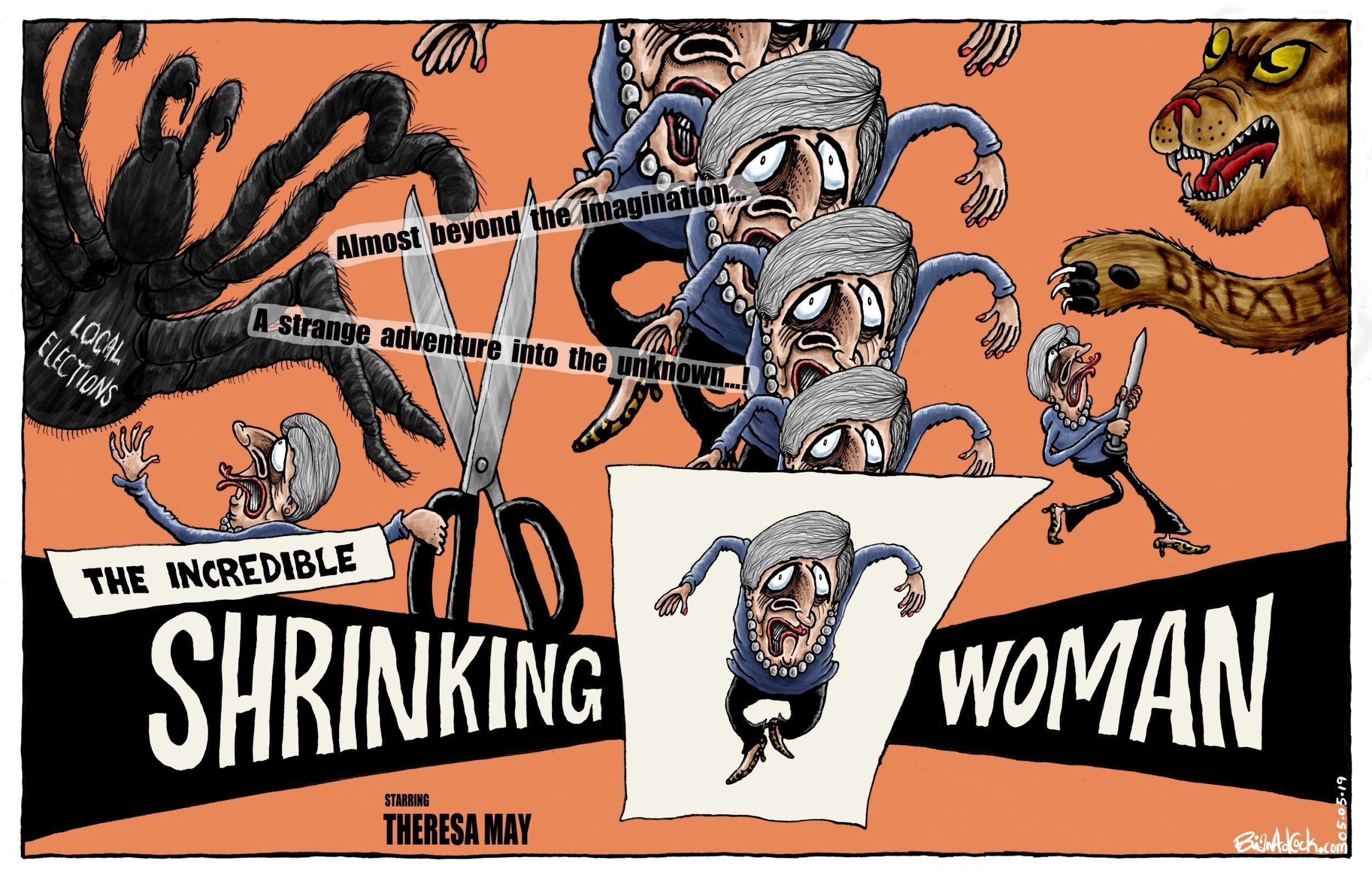 The Incredible Shrinking Woman : r/worldpoliticalhumour