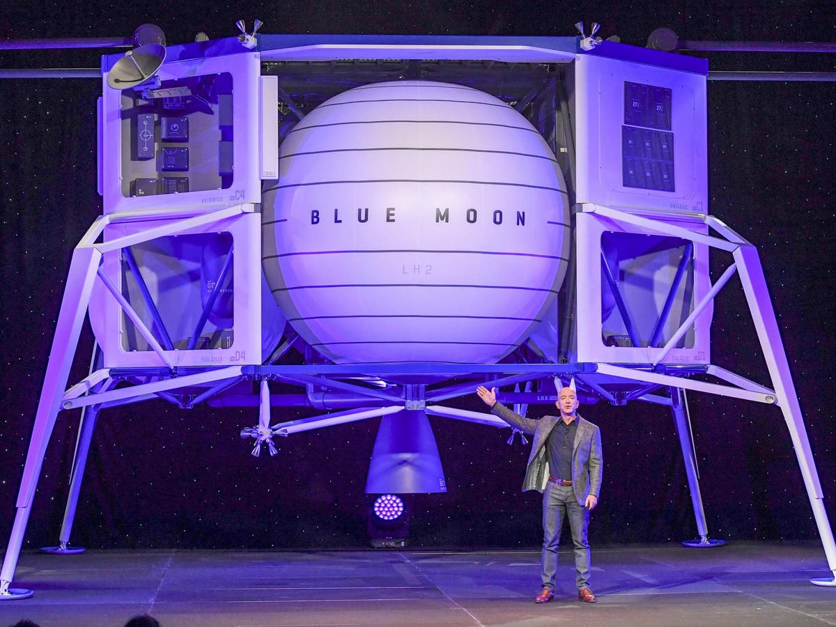 Blue Origin: Jeff Bezos to help Trump administration build outpost on ...