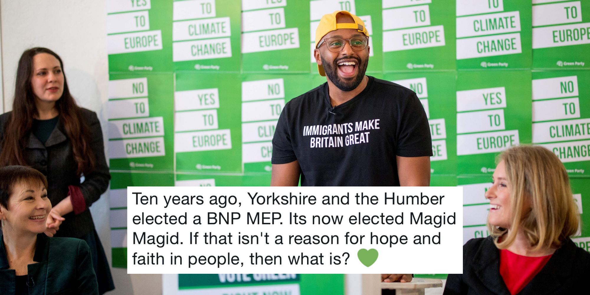 Magic Magid: Green Party candidate becomes MEP at European elections ...