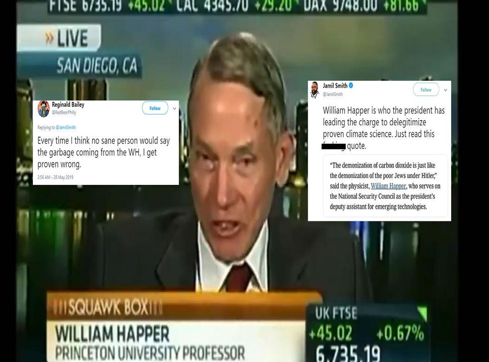 Trump climate change adviser compared carbon dioxide ‘demonisation’ to ...