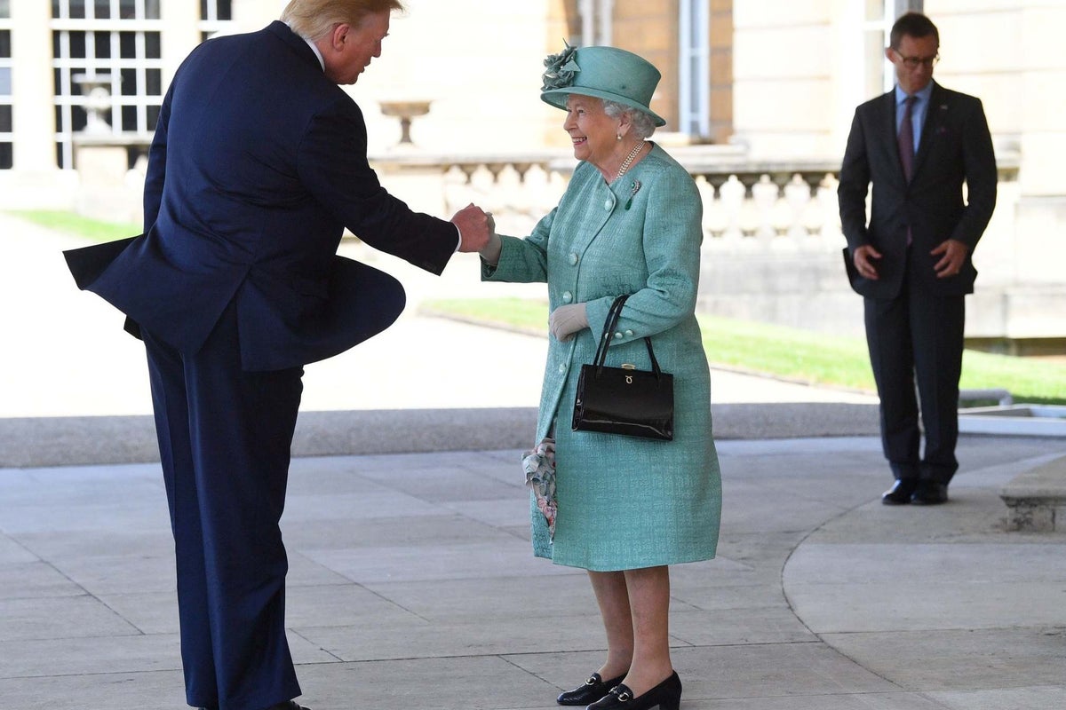 Trump UK visit - live: President meets Queen at Buckingham Palace after ...