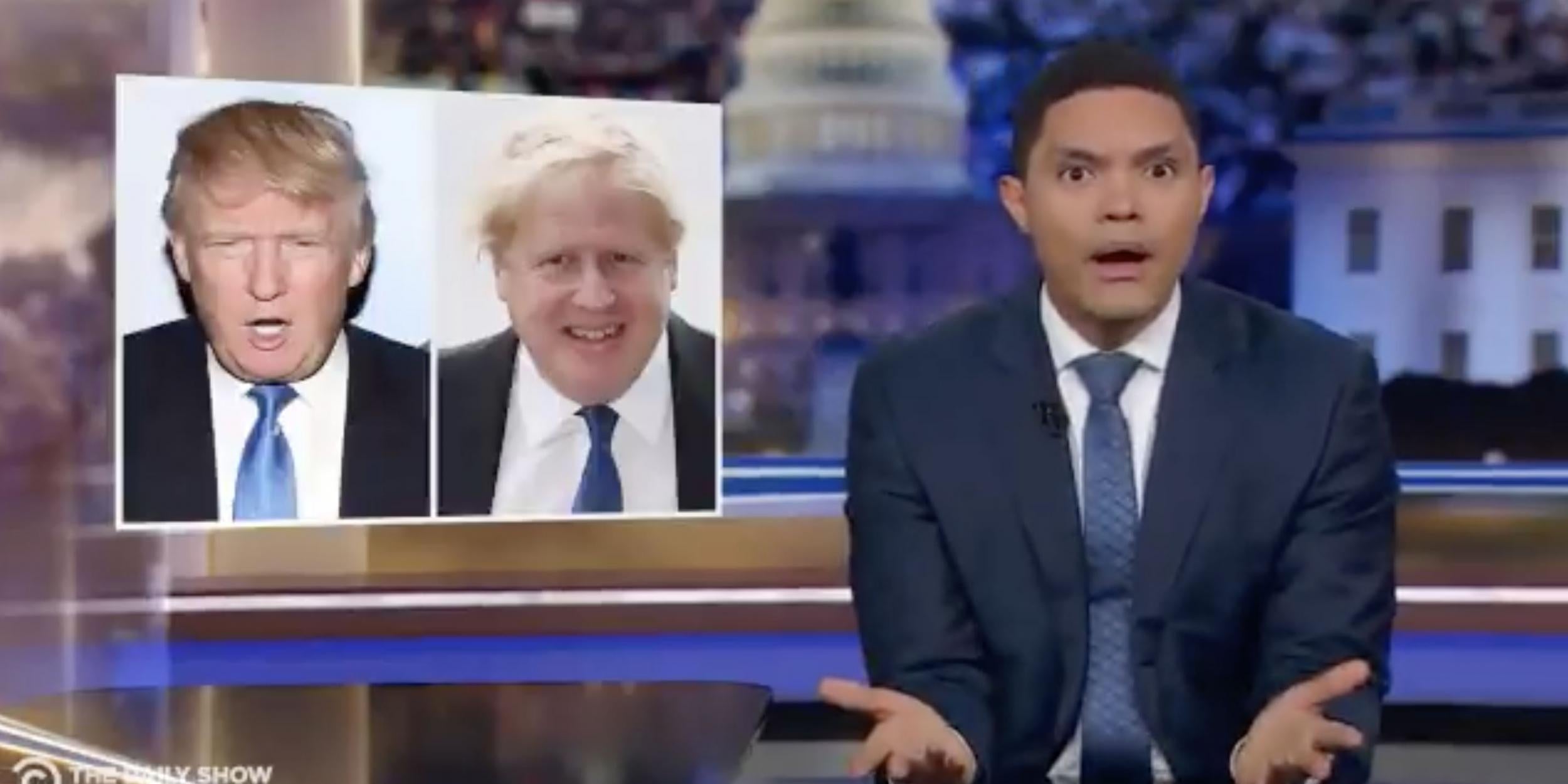 Trevor Noah: Daily Show host compares Donald Trump and Boris Johnson ...
