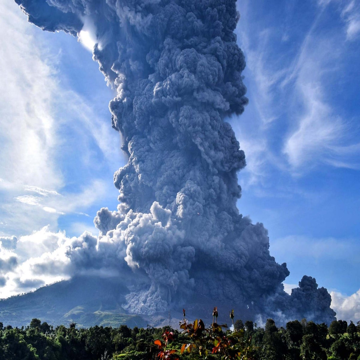 Mount Sinabung Volcano Eruption Indonesia Mount Sinabung Wikipedia