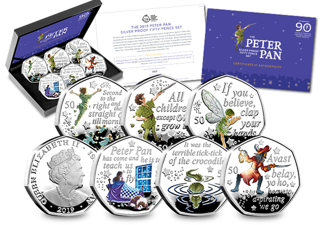 New 50p: Peter Pan coins that help raise money for Great Ormond Street ...